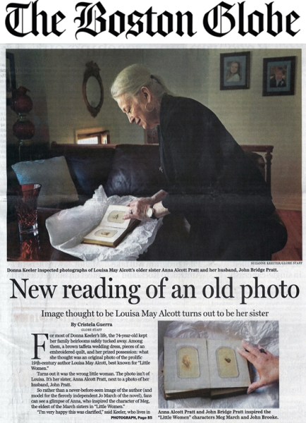Important discovery of previously unpublished photos of Anna Alcott ...