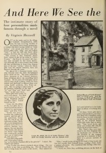 1934 article in Photoplay Magazine provides description of Alcott girls ...