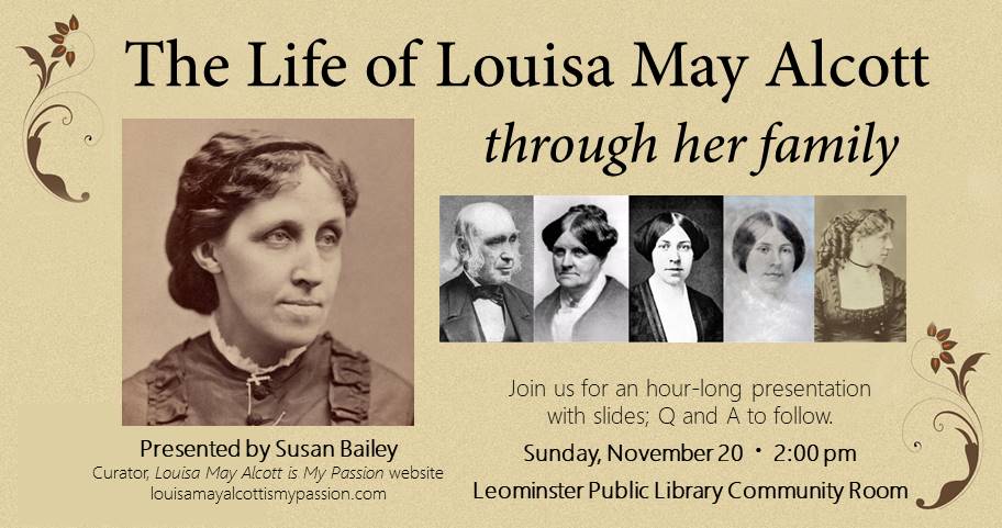 In-person presentation on the life of Louisa May Alcott at the ...